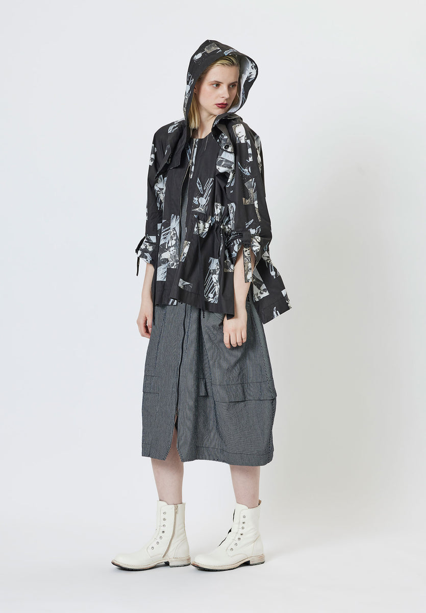 DISCORD JACKET WITH HOOD – Black Orange Boutique